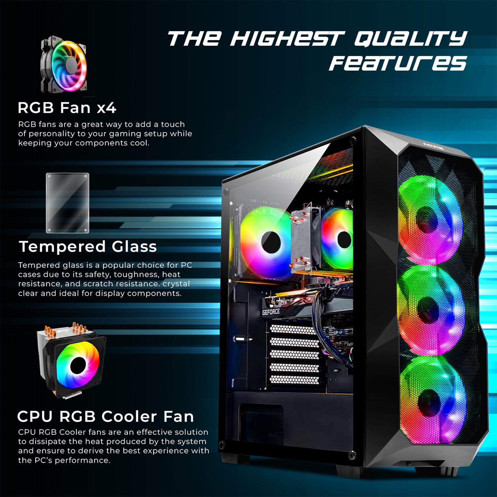 AQVIN AQB70 Gaming Desktop PC