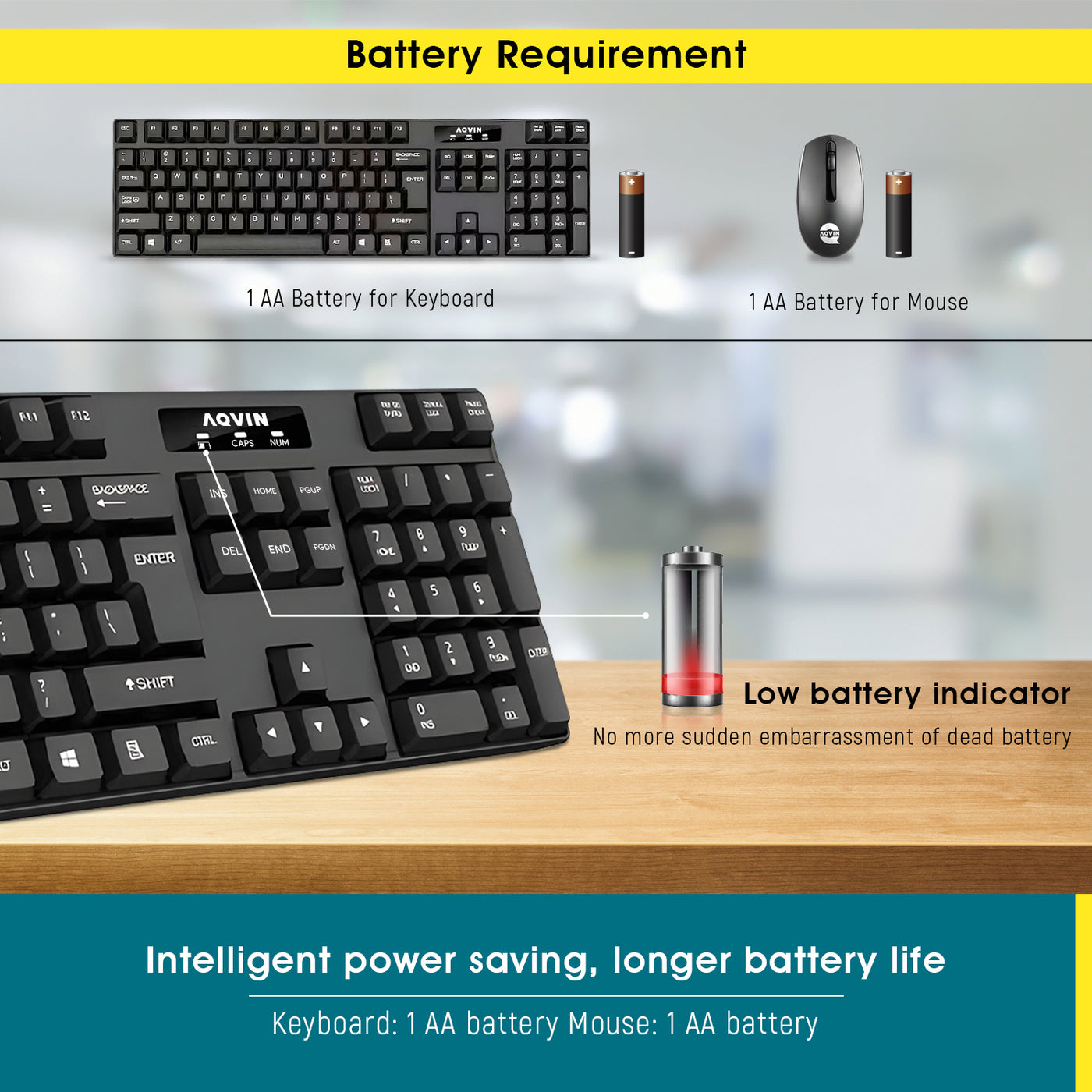 QC220 Wireless keyboard