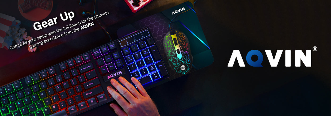 QC20-G RGB Gaming Keyboard and Mouse Combo